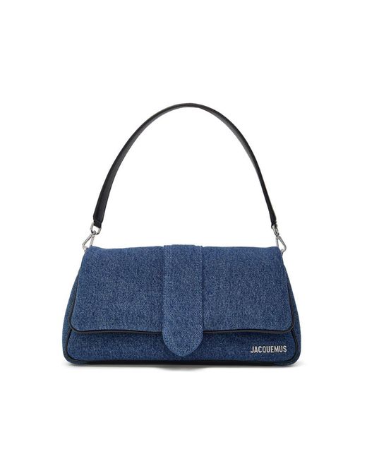 Jacquemus Blue Cotton Handbag | Lyst UK