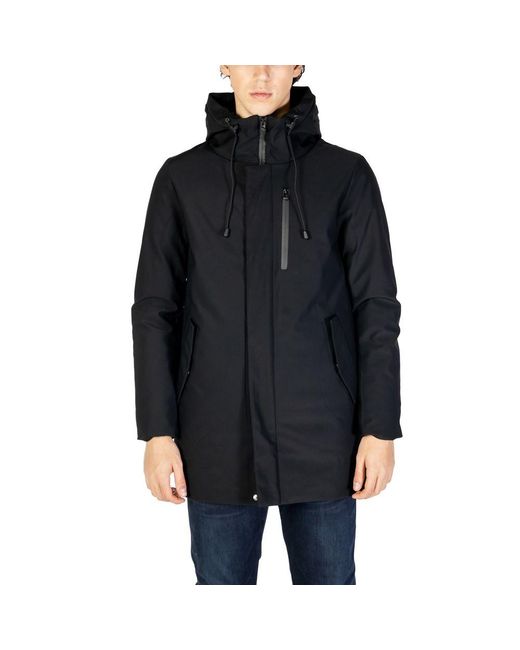Hydra Clothing Black Nylon Jacket for Men | Lyst