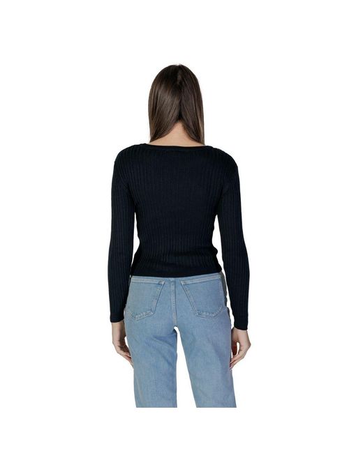 VILA CLOTHES Black Recycled Polyester Sportswear | Lyst UK