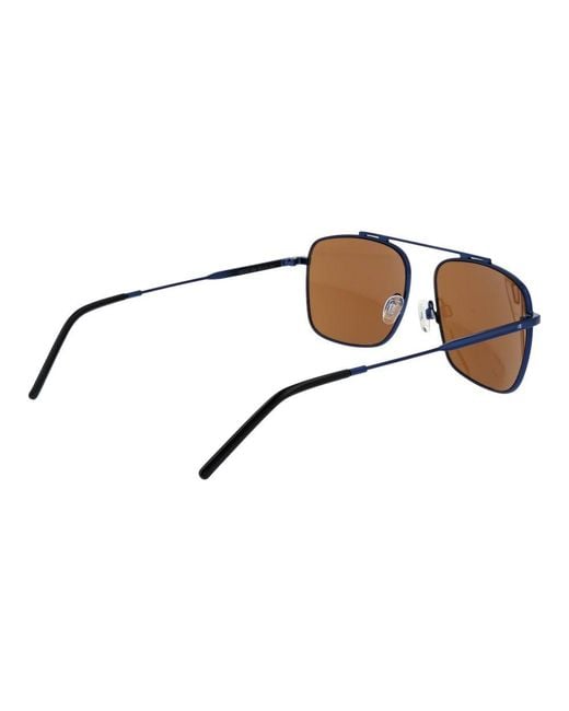 Champion Gold Metal Sunglasses in Brown for Men | Lyst UK