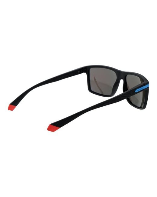 Polaroid Black Polycarbonate Sunglasses in Blue for Men | Lyst UK