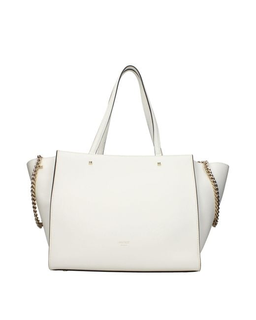 Jimmy Choo White Leather Shoulder Bags | Lyst UK