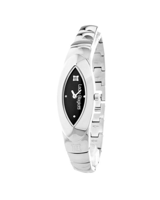 Laura Biagiotti Gray Stainless Steel Bracelet Watch in Metallic | Lyst UK