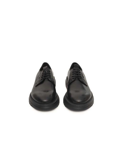 Cerruti 1881 Calfskin Derby Shoe in Black for Men | Lyst UK