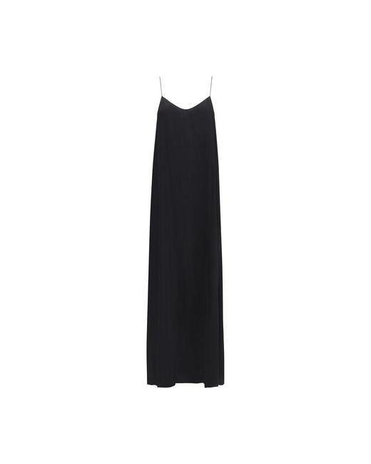 The Row Kole Long Dress in Black | Lyst