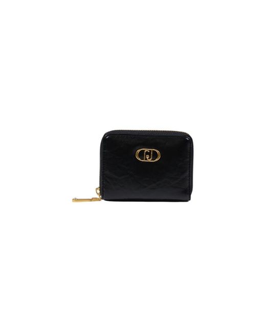 Liu Jo Black Artificial Leather Wallet | Lyst UK