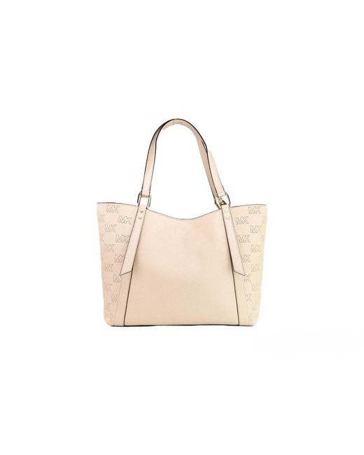 Michael Kors Arlo Large Buff Pebbled Leather Shoulder Tomb Grab Tote ...