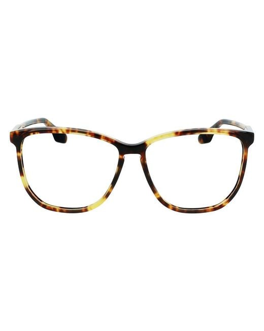 Victoria Beckham Brown Acetate Glasses (frames) | Lyst UK
