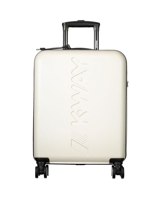 K-Way Gray Plastic Luggage And Travel in White | Lyst UK