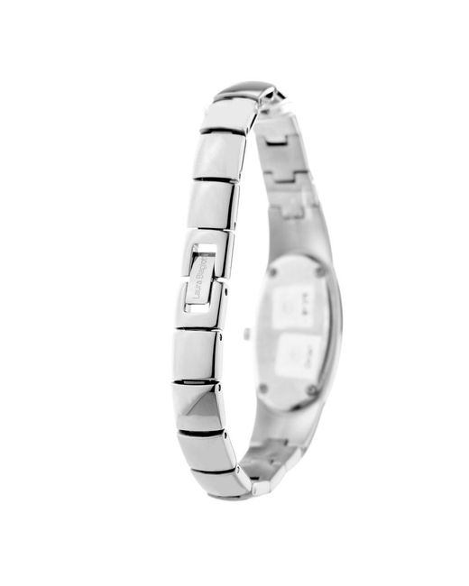 Laura Biagiotti Gray Stainless Steel Bracelet Watch in Metallic | Lyst UK