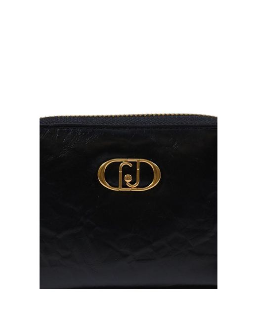 Liu Jo Black Artificial Leather Wallet | Lyst UK