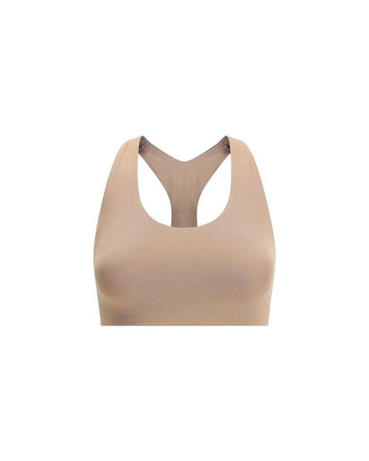 New Balance Nb Define Train Bra in Natural | Lyst UK