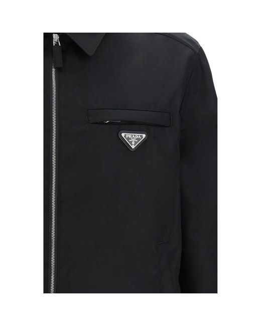 Prada Jacket in Black for Men | Lyst