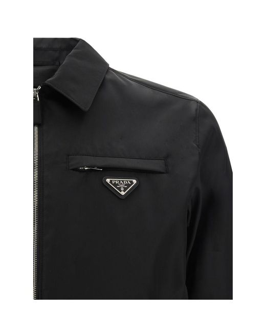 Prada Jacket in Black for Men | Lyst