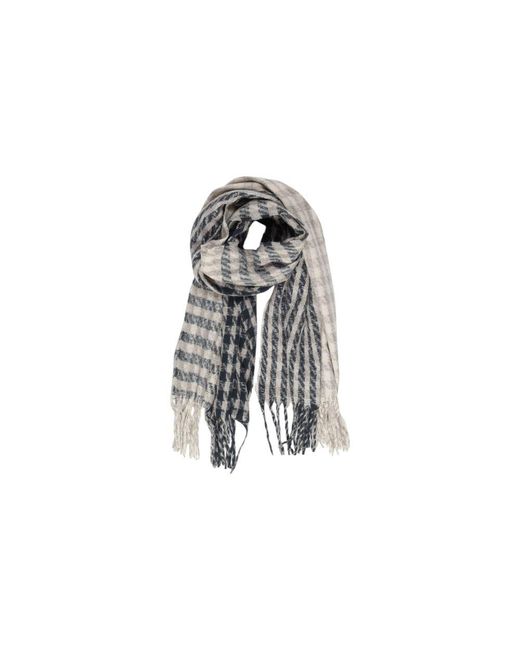 ONLY Gray Recycled Polyester Scarf | Lyst UK