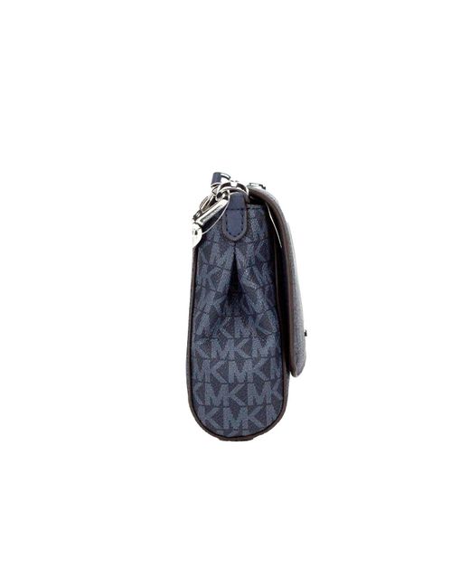 Michael Kors Jet Set Pvc Convertible Pouchette Crossbody Bag Medium in ...