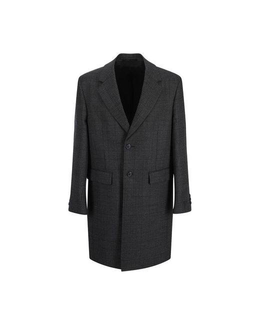 Prada Coat in Black for Men | Lyst