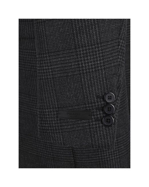 Prada Coat in Black for Men | Lyst