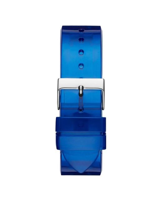 Guess Blue Resin Watch | Lyst UK