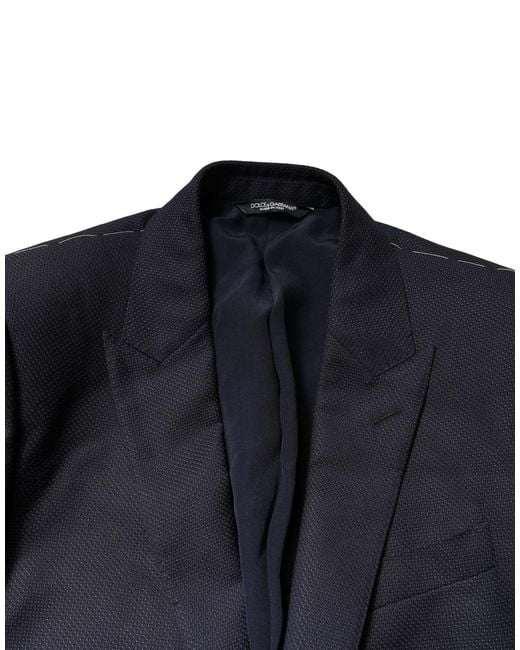 Dolce & Gabbana Fantasy Martini 3 Piece Formal Suit in Black for Men ...