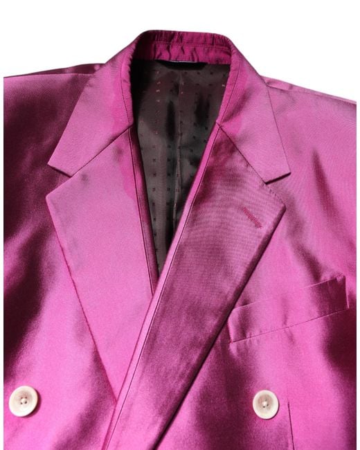 Dolce & Gabbana Sicilia Double Breasted 3 Piece Suit in Red for Men ...