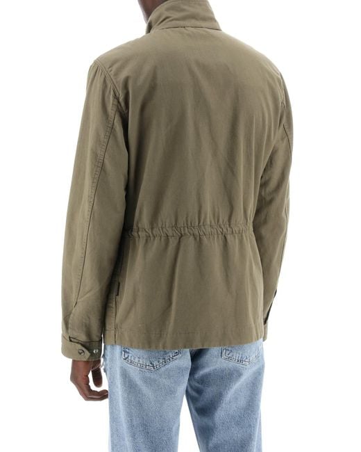 Woolrich "Field Jacket in Green for Men | Lyst
