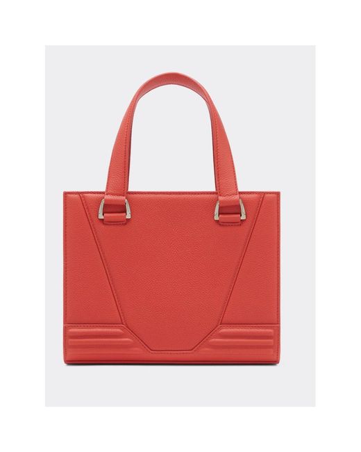 Ferrari Red Leather Handbag | Lyst