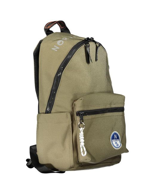 North Sails Green Polyester Men Backpack for Men | Lyst
