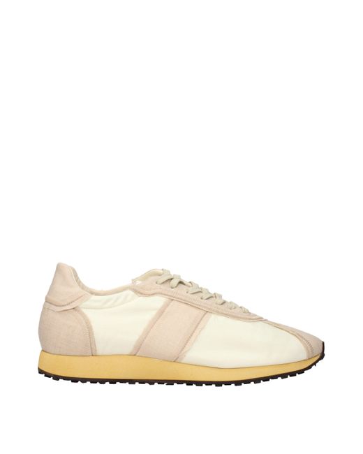The Row Beige Fabric Athletic Sneakers in Natural for Men | Lyst