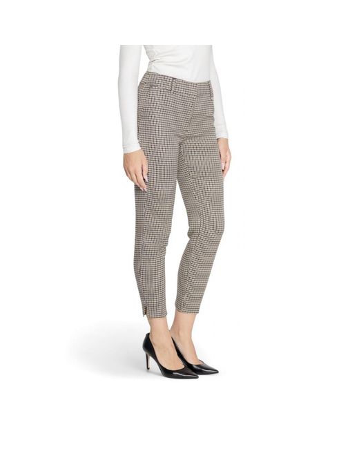 ONLY Beige Polyester Jeans & Pant in Grey | Lyst UK