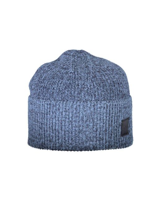 BOSS Blue Wool Men Cap for Men | Lyst