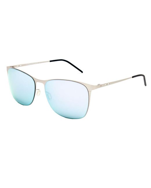 Italia Independent Gray Metal Sunglasses in Blue | Lyst UK