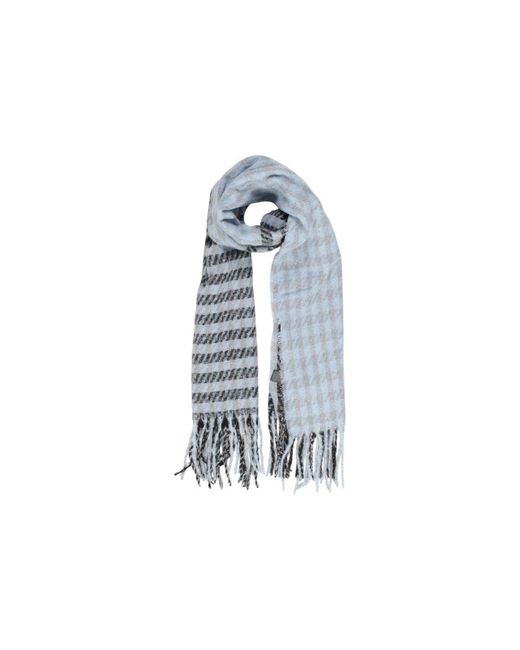 ONLY Blue Recycled Polyester Scarf | Lyst UK