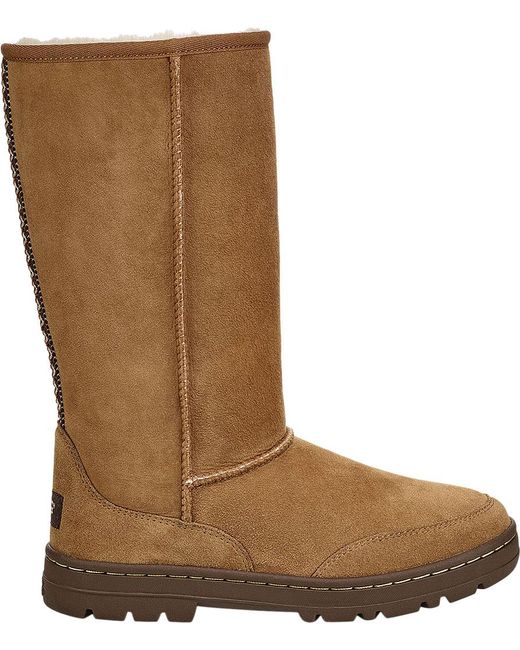 Lyst - Ugg Ultra Tall Revival Leather Boot in Brown