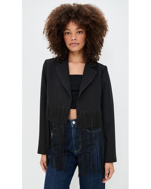 AZULU Carmelita Blazer in Black | Lyst
