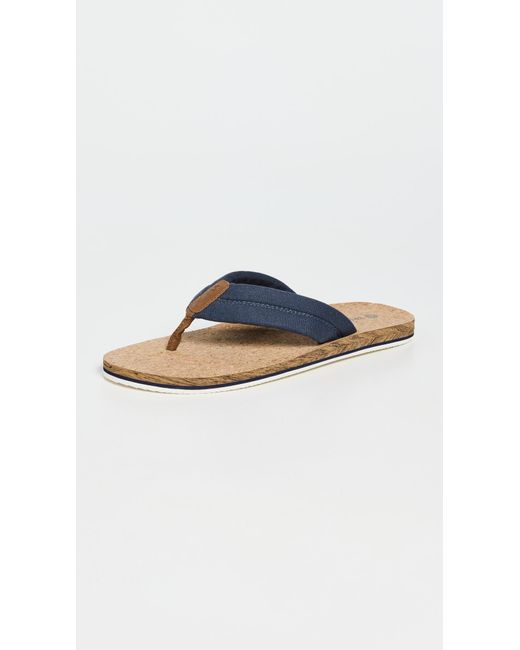 Sperry Top-Sider Porto Sandals in Black for Men | Lyst