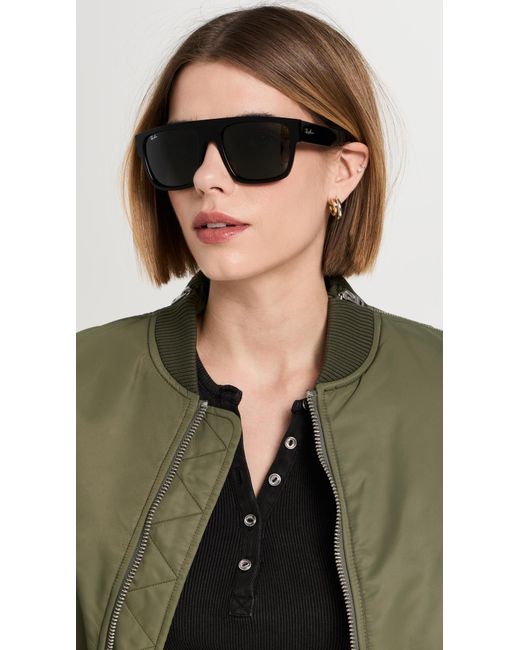 Ray-Ban Rb0360s Drifter Square Sunglasses in Black | Lyst