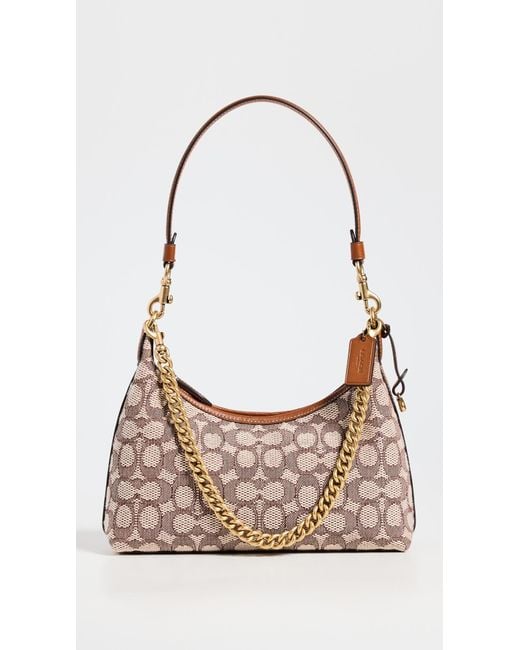 COACH Signature Textile Jacquard Juliet Shoulder Bag | Lyst