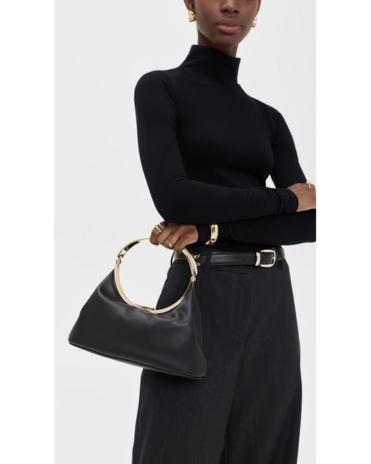 Jonathan Simkhai Luca Leather Top Handle Bag in Black | Lyst