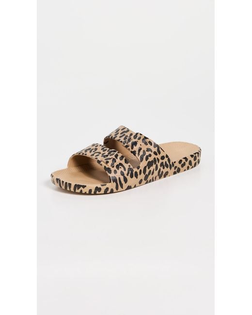 FREEDOM MOSES Leo Slides in Natural | Lyst