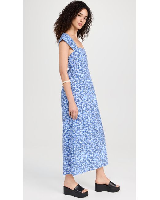 RIXO London Iianne Dre Carnation Bue in Blue | Lyst