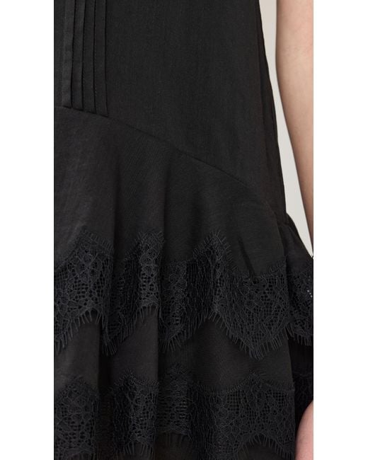 Reformation Cleodora Dress in Black | Lyst