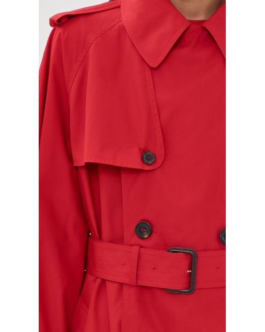 Wardrobe NYC Wardrobe. Nyc Trench Coat in Red | Lyst