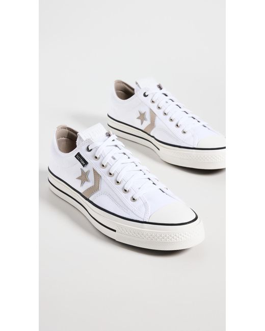 Converse Star Player 76 Tectuff Overlays Sneakers in White for Men | Lyst