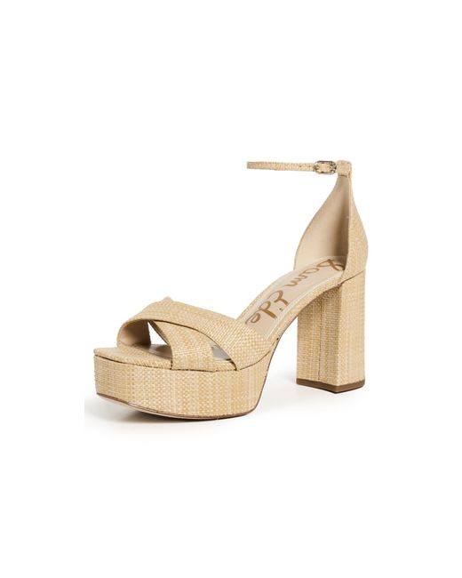 Sam Edelman Jullian Sandals in Natural | Lyst