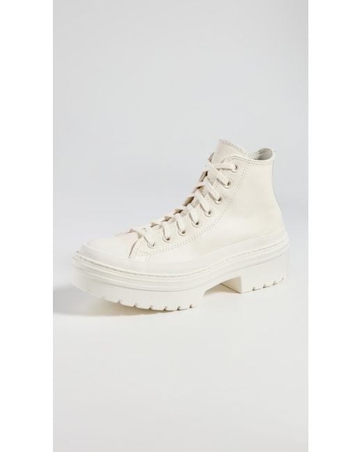 Converse Chuck Taylor All Star lugged Heel Leather Platform Sneakers in ...