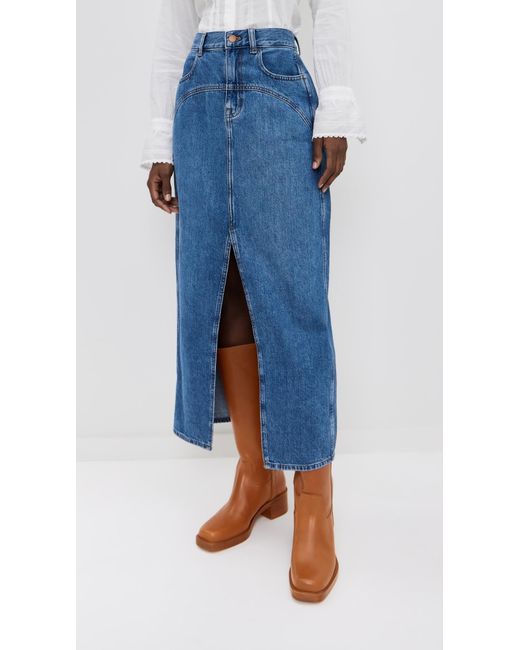 Reformation Frances Knee Boots in Brown | Lyst