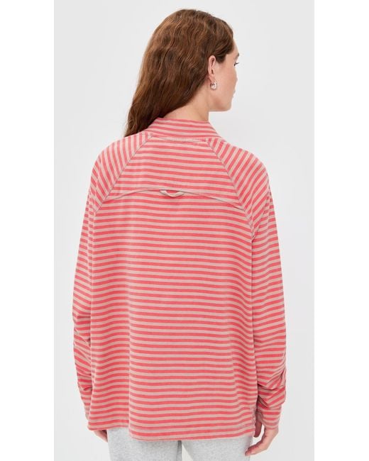 Fp Movement Striped Restoration Layer Tee in Pink | Lyst