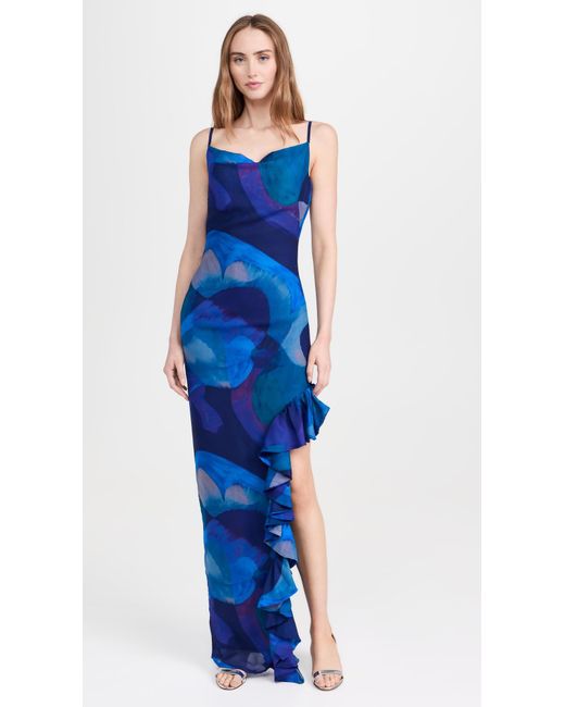 Rendoll Nadine Dress in Blue | Lyst