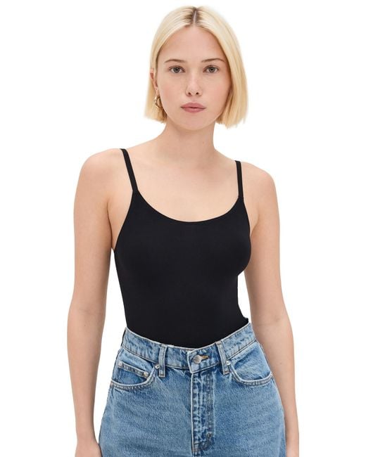 Commando Ballet Cami Thong Bodysuit in Black | Lyst